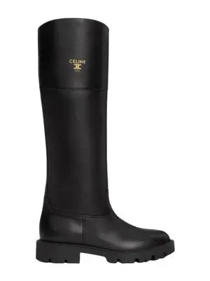CELINE Celine Margaret High Boot In Calfskin