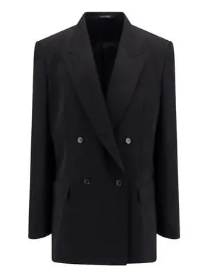 Balenciaga Double-breasted Jacket - Black
