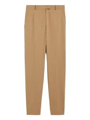 Max Mara Slim Fit Tailored Trousers - Brown