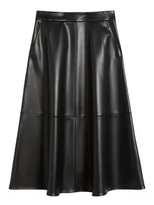 Max Mara High-waisted Midi Skirt - Black