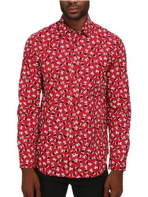 Moschino Printed Shirt - Red