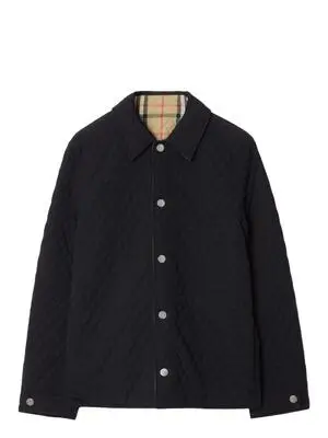 Burberry Burberry Quilted Reversible Jacket Black