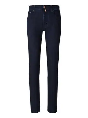 Jacob Cohen Belt Loop Jeans - Dark Blue