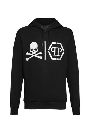 Philipp Plein Logo Detail Hoodie - Black