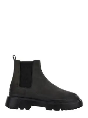 Hogan Chelsea Round-toe Boots - Black