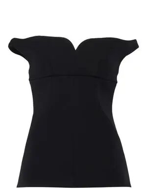 Philosophy Di Lorenzo Serafini Sweetheart Neckline Blouse - Black
