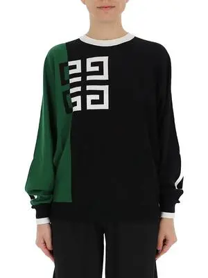 Givenchy Color Block Wool Sweater - White
