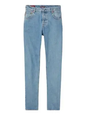 GUCCI Gucci Straight-Leg Jeans With Webbing Detail