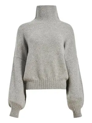 Khaite Morris Roll Neck Jumper - Granite
