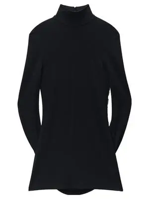Alexander Wang Draped Asymmetrical Mini Dress - Black