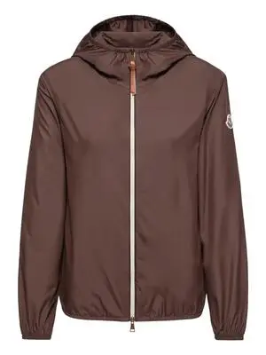 Moncler Fegeos Zip-up Hooded Jacket - Brown