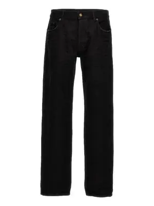 SAINT LAURENT Saint Laurent Buttoned Straight Leg Jeans