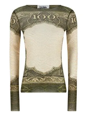 JEAN PAUL GAULTIER Long-sleeved Printed T-shirt - Multi-color
