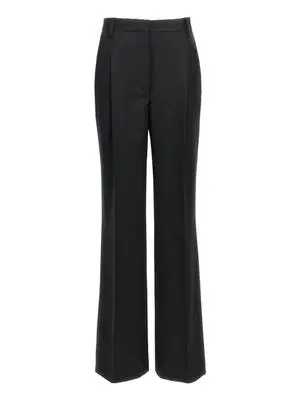 Dries Van Noten Pleated Wide-leg Trousers - Black