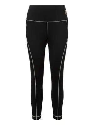 Moncler Logo Detailed Leggings - Black