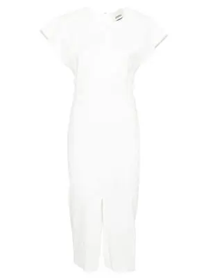 Isabel Marant Étoile Mirna Cap-sleeve Knee-length Dress - White