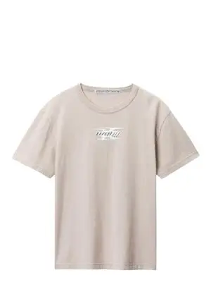 Alexander Wang Alexander Wang Blade Logo T-Shirt Gradient Beige