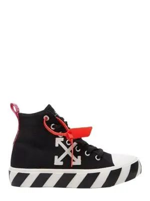 Off-White Arrow Stripe High Top Sneakers - Black