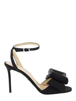MACHMACH Mach & Mach Embellished Bow High Heel Sandals