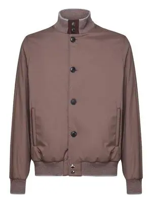 Fedeli Long-sleeved Casual Jacket - Camel