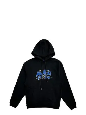 ADER ERROR Ader Error Hooded Sweatshirt With Drawstring And Large Front Pocket Black