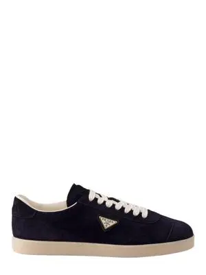 Prada Logo Sneakers - Blue