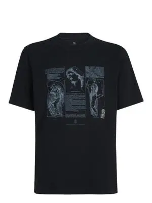 Brunello Cucinelli Brunello Cucinelli Graphic Print Crewneck T-Shirt Black