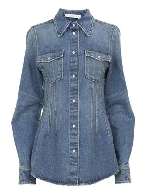 CHLOÉ Chloé Corset Detailed Western Shirt