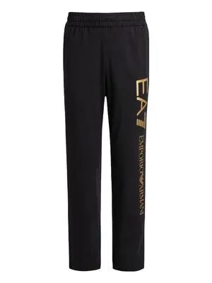 EA7 Elastic Waist Casual Pants - Black