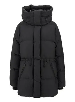 Mackage Down Jacket With Drawstring Waist - Black