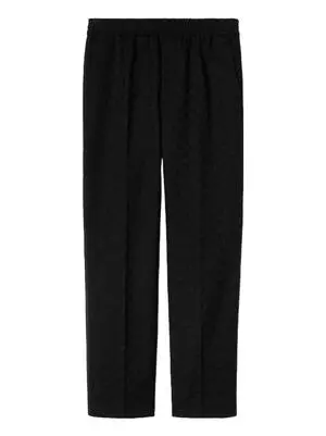 Gucci Monogram Trousers - Black