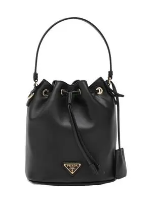 PRADA Prada Re-Edition 1978 Logo Plaque Bucket Bag