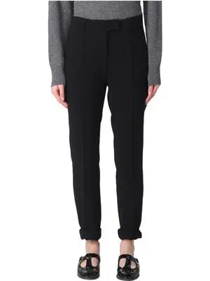 Max Mara Belted Casual Pants - Black