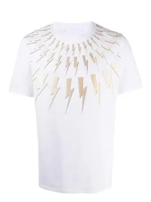 Neil Barrett Pattern Printed T-shirt - White