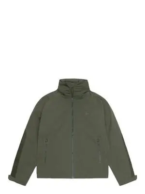 StÜssy Long-sleeved Zip-up Jacket With Logo Detail - Pine