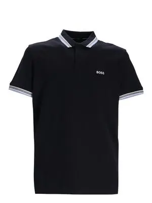 HUGO BOSS Boss Hugo Boss Logo Embroidered Short-Sleeved Polo Shirt