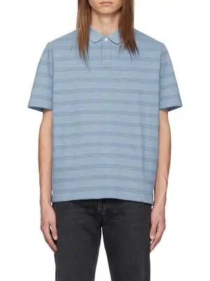 PAUL SMITH Marl Stripe Polo Shirt