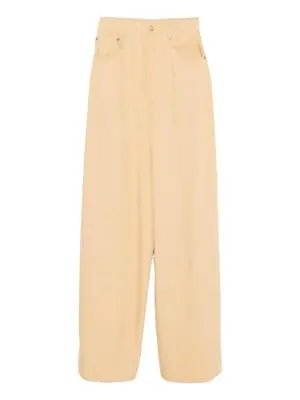 MAISON MARGIELA Twill Trousers - Yellow