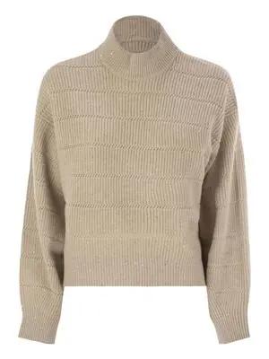 BRUNELLO CUCINELLI Brunello Cucinelli Turtleneck Sweater With Drop Shoulder