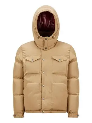 Moncler Fornas Short Down Jacket With Removable Hood - Brown