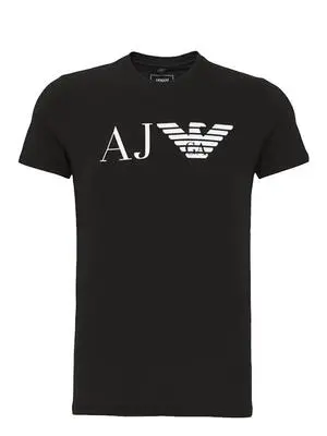 Emporio Armani Logo T-shirt - Black