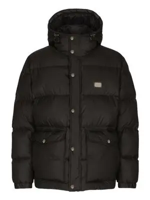 Dolce & Gabbana Dolce & Gabbana Padded Logo Jacket Black