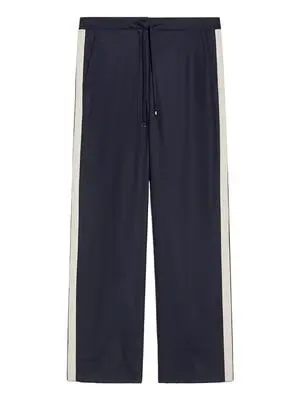 MAX MARA Max Mara Wool Trousers With Contrast Side Straps