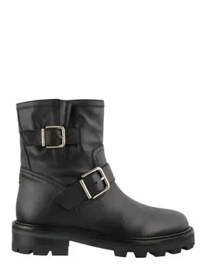 JIMMY CHOO Jimmy Choo Youth II Ankle Boots With Side Buckle