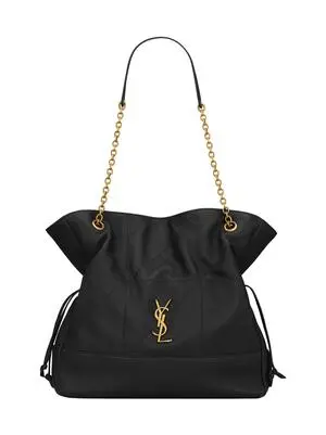Saint Laurent Jamie 4.3 Logo Plaque Shoulder Bag - Black