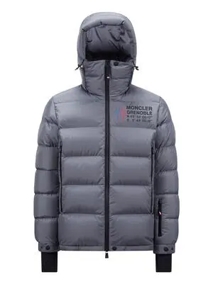 Moncler Isorno Short Down Jacket - Dark Gray