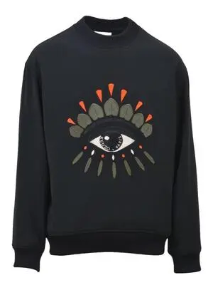 Kenzo Eye Pattern Sweater - Black