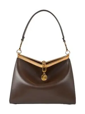 Etro Etro Medium Vela Shoulder Bag Dark Brown