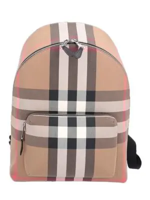 Burberry Check Backpack - Taupe Braun
