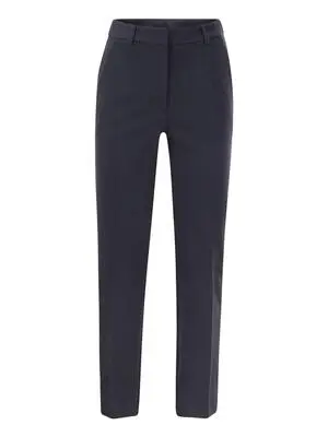 Max Mara Slightly Flared Tailored Trousers - Black